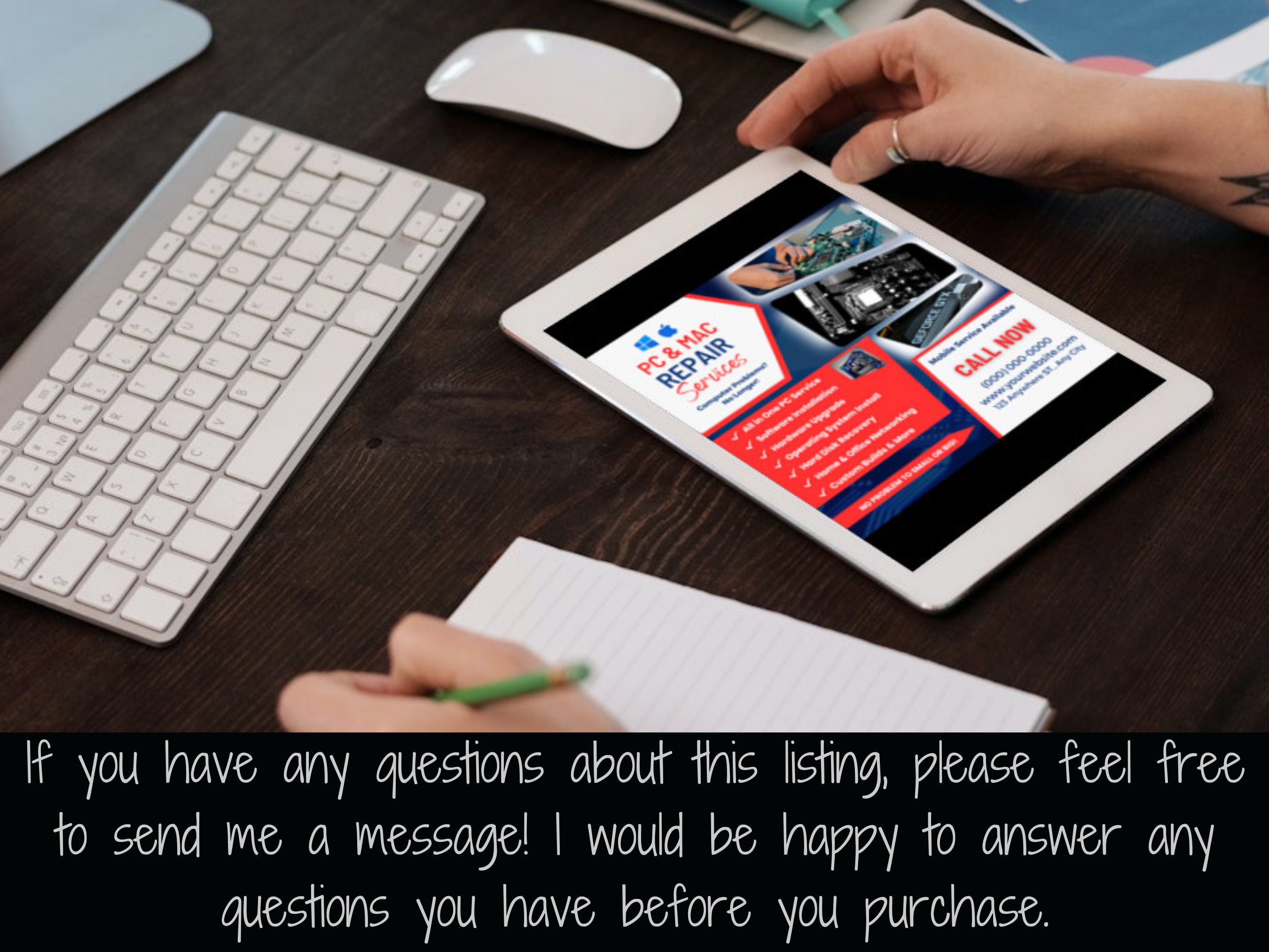 PC & Mac Repair Flyer Template, Social Media Design (canva) - Etsy