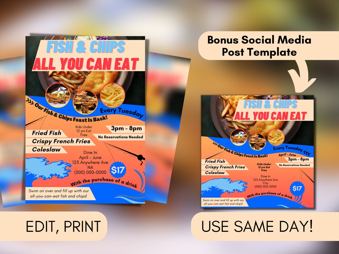 Printable Event Flyer Template Special Deals Promo Flyer Templates for ...