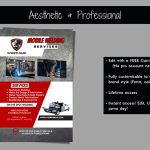 Printable Mobile Welding Service Flyer Template Welding Service Flyer ...