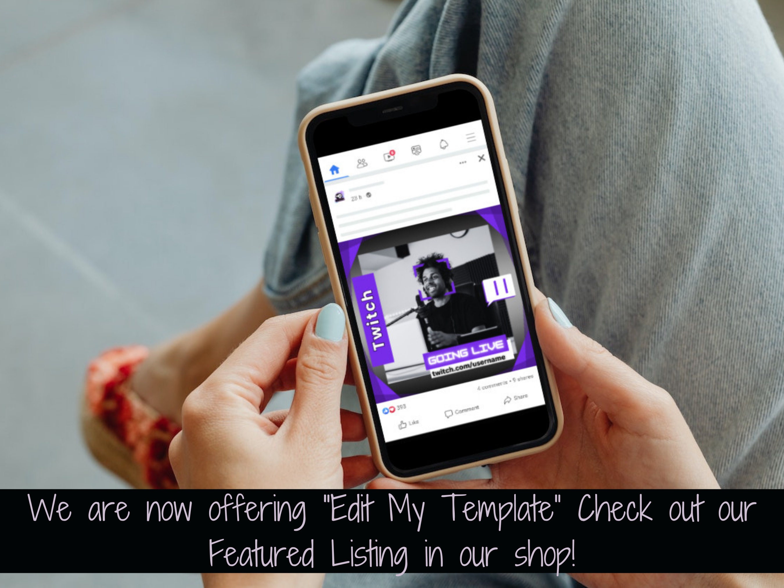 Editable Going Live Social Media Templates Kick Going Live Post Twitch ...