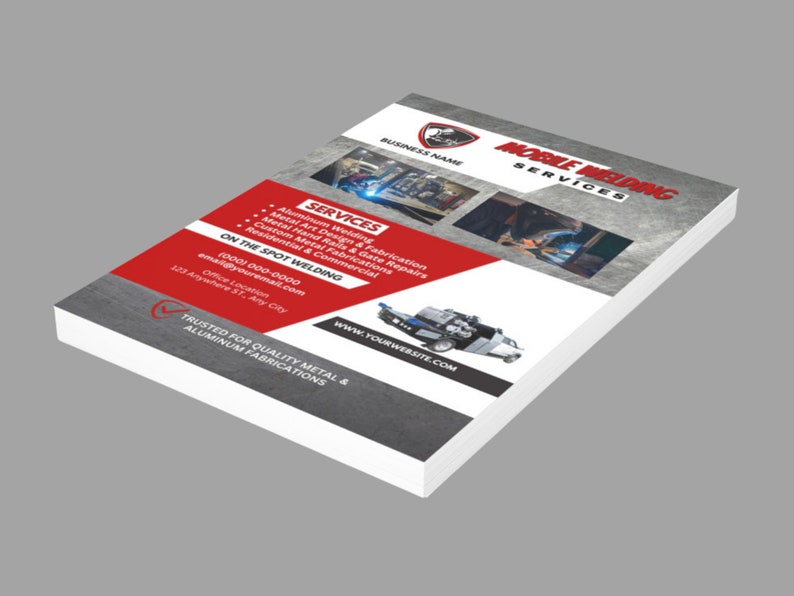 Printable Mobile Welding Service Flyer Template Welding Service Flyer ...