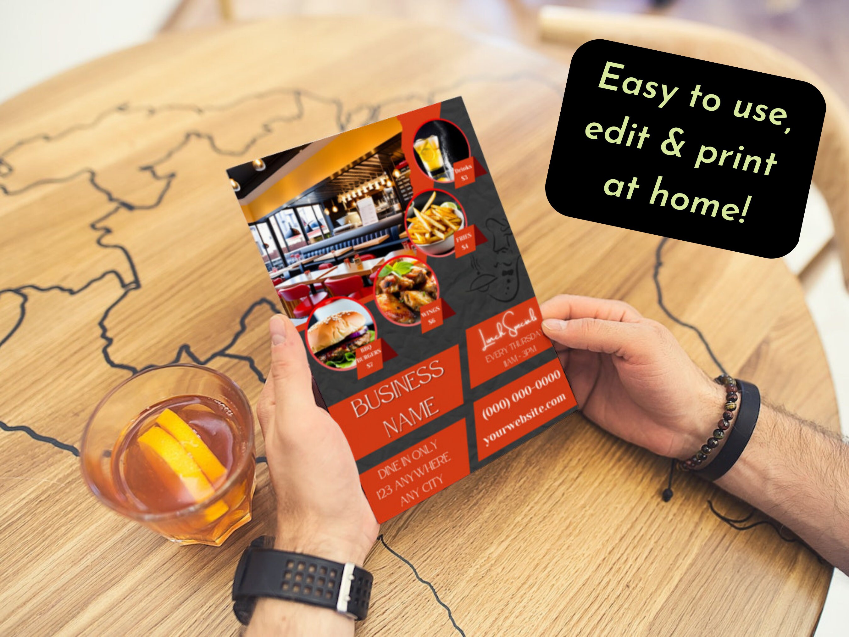 Flyer Template Event Printable Special Deal Promotional Flyer - Etsy