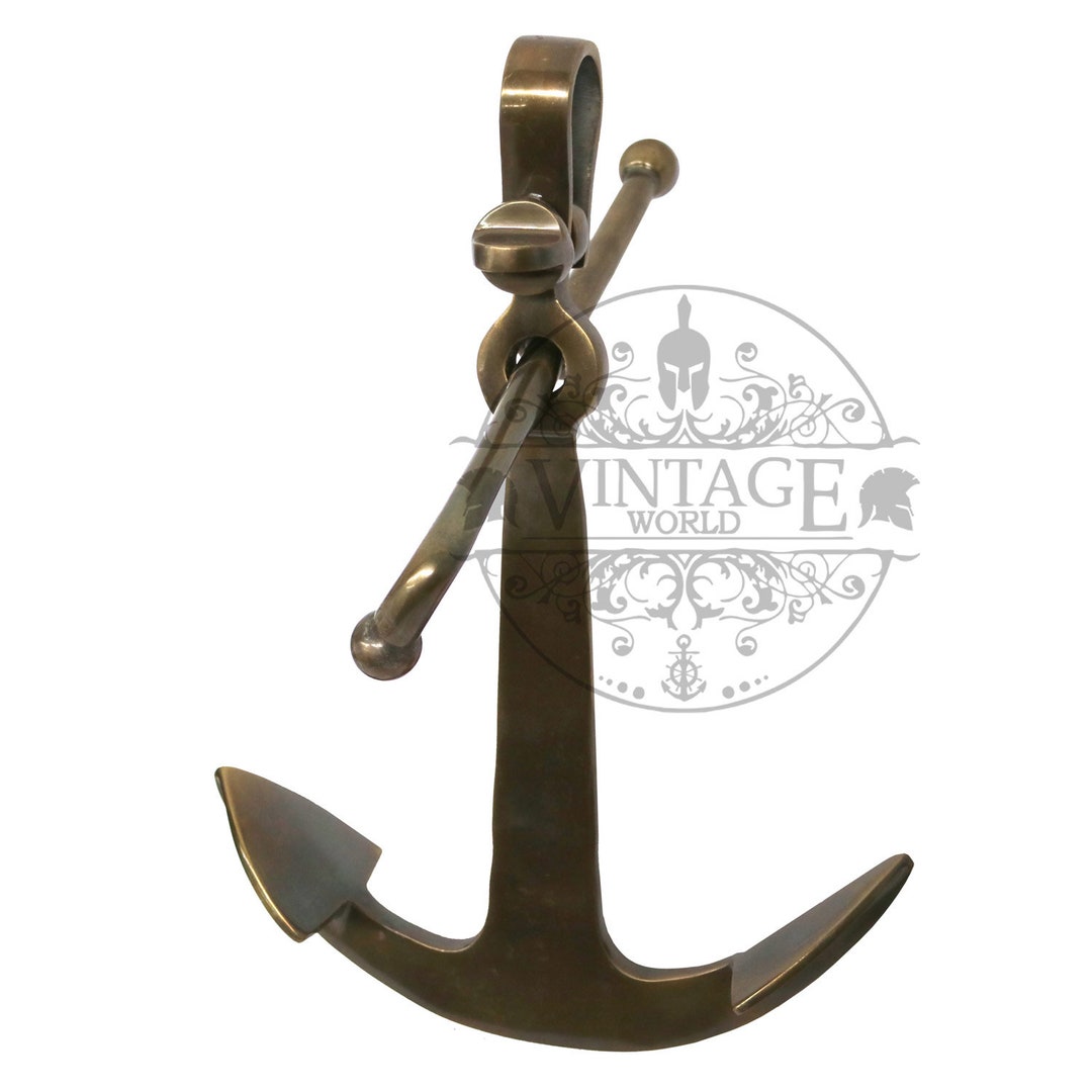 Aluminium Ship Anchor 300mm (antique Finish) - Etsy
