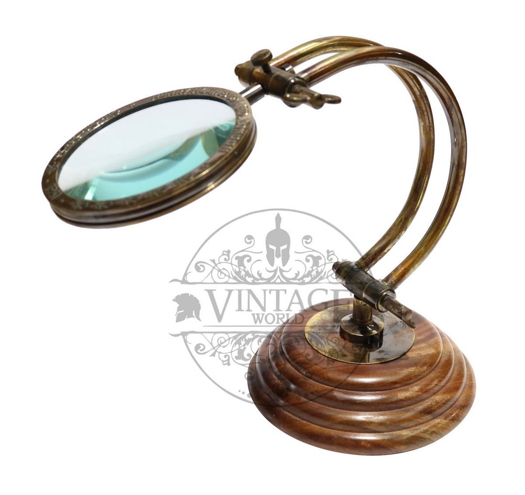 Curved Arm 100mm Desk Magnifying Glass - Etsy