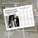 Wedding Newspaper Seating Chart Template: Editable Table Plan (digital ...