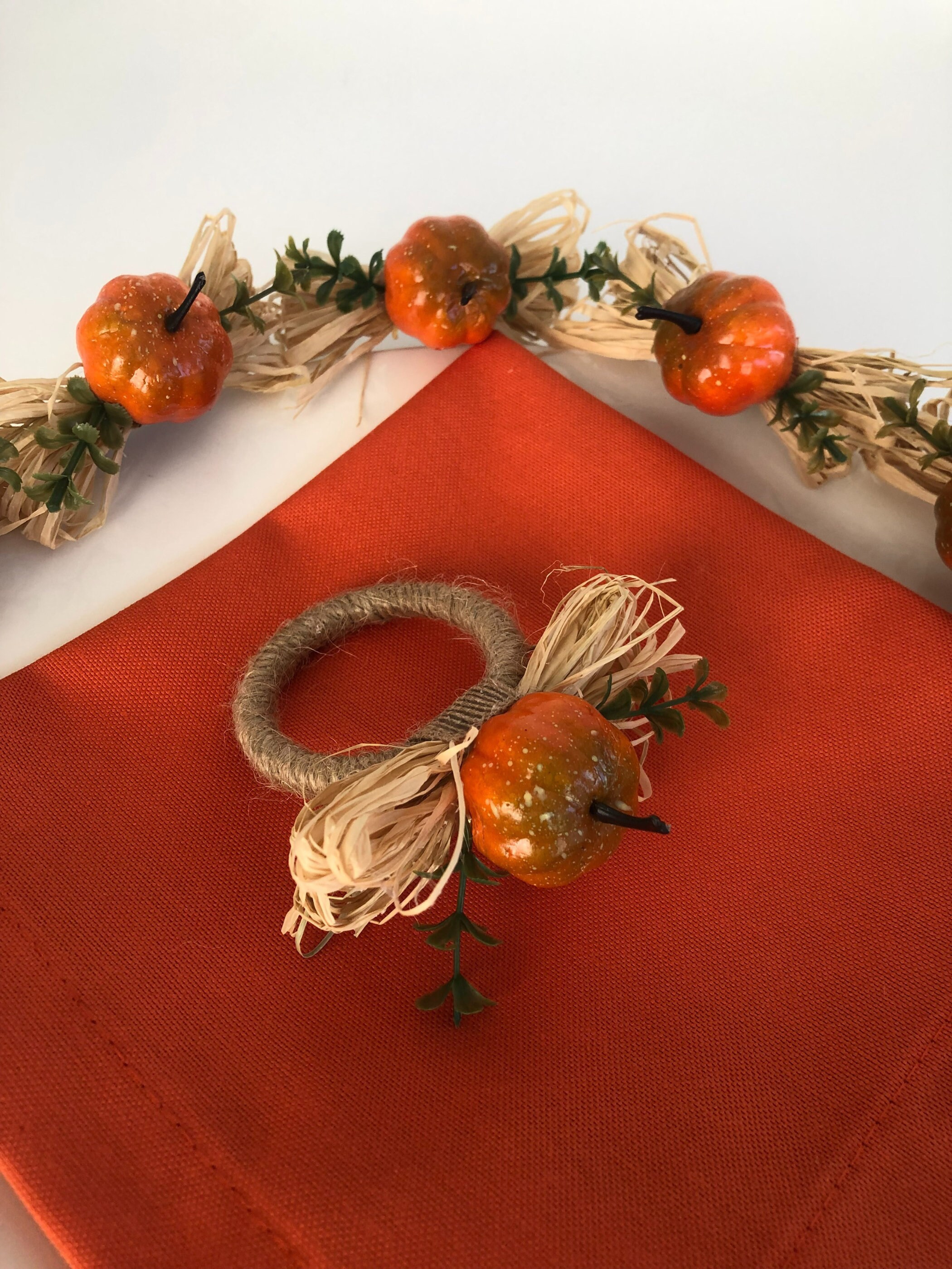 Pumpkin Fall Napkin Rings for Your Dinning Table Thanksgiving - Etsy