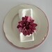 Pastel Pink Flower Napkin Rings , Christmas Napkin Holders, Holiday ...