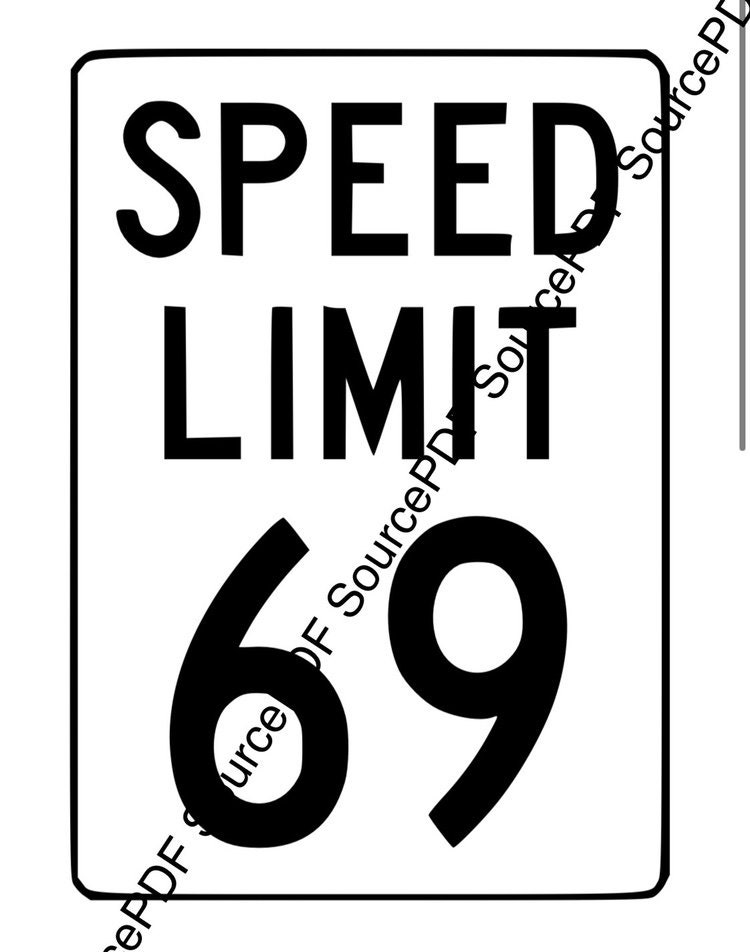 Speed Limit 69 SVG Cricut - Etsy