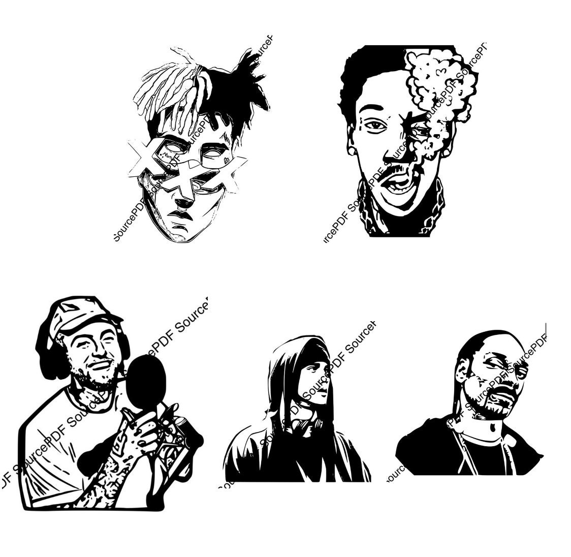 Rapper SVG Bundle - Etsy