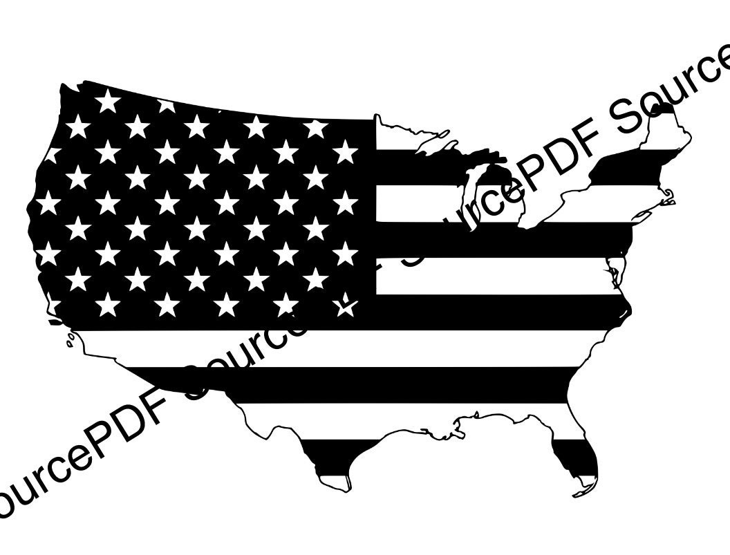 United States of America Flag SVG Cricut - Etsy