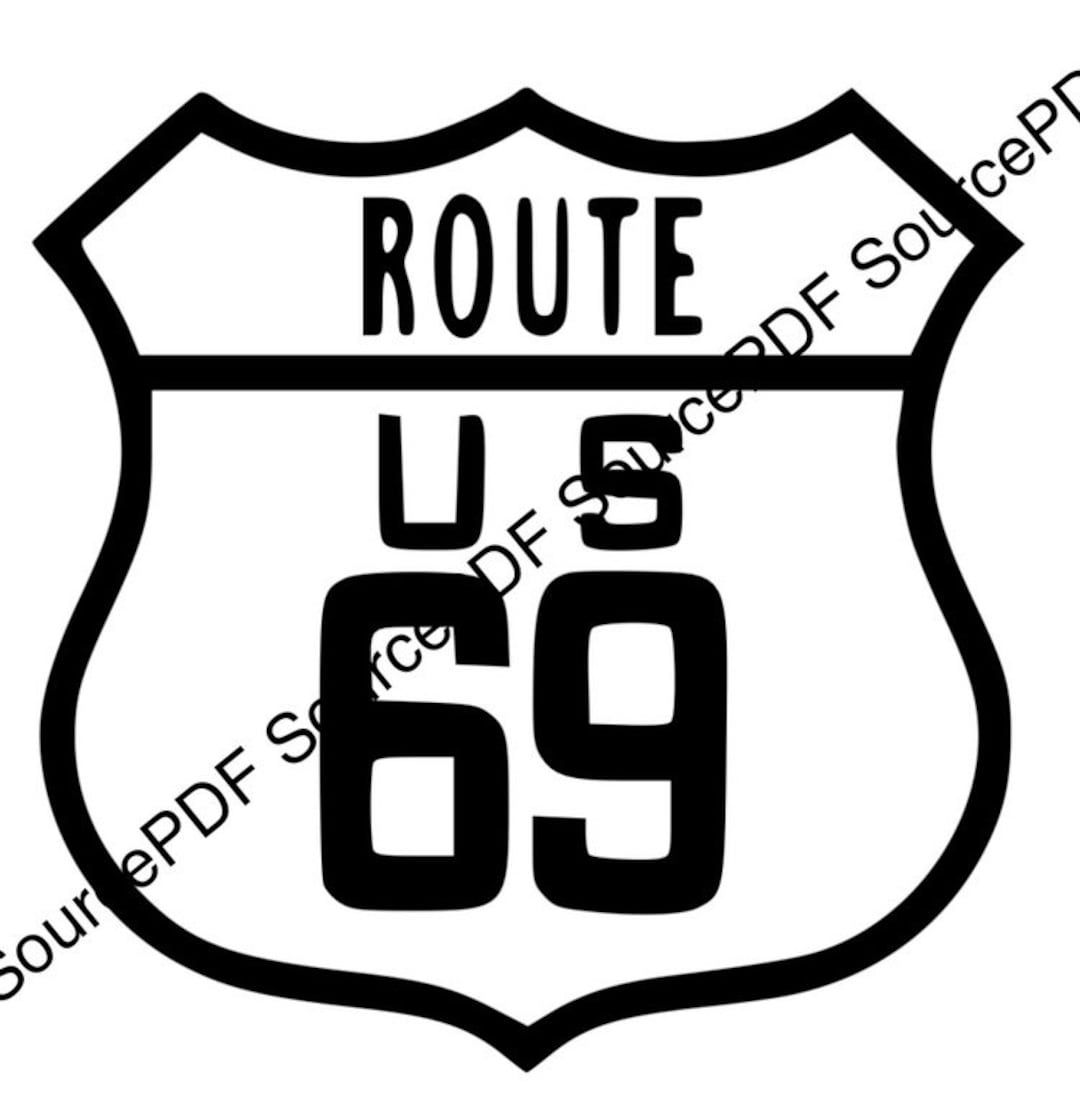 Route 69 SVG Cricut - Etsy