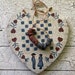 Quaker Couple Checker Board Country Heart - Etsy