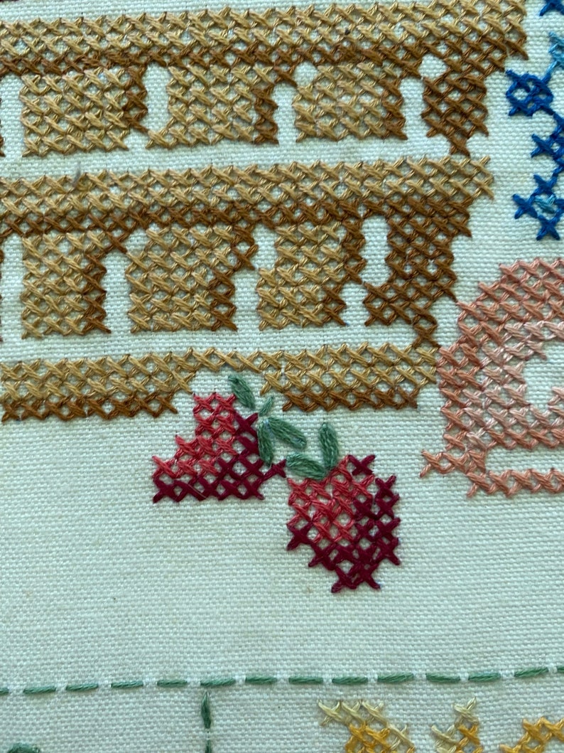 Cottage Core Fabric Hex Sign Pinecone - Etsy