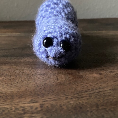Posable Worm Plushie _______________ Mini Crochet Worm Doll - Etsy