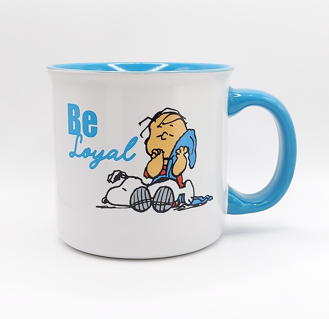 Peanuts Be Loyal Snoopy & Linus Van Pelt Friendship Coffee Tea Mug Cup ...