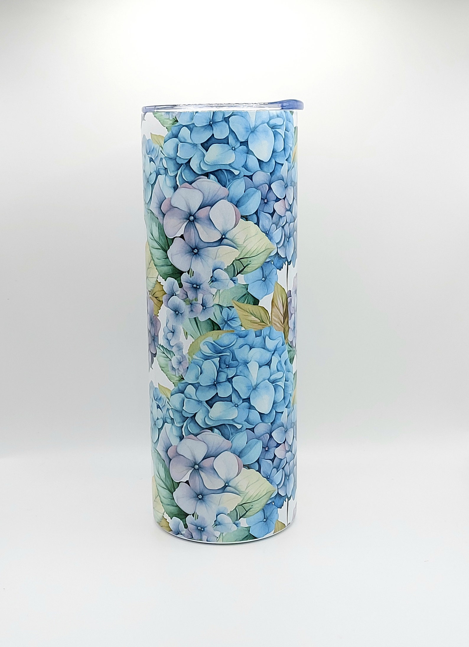 Personalized Blue Hydrangeas Garden Stainless Steel 20 Oz Tumbler With ...