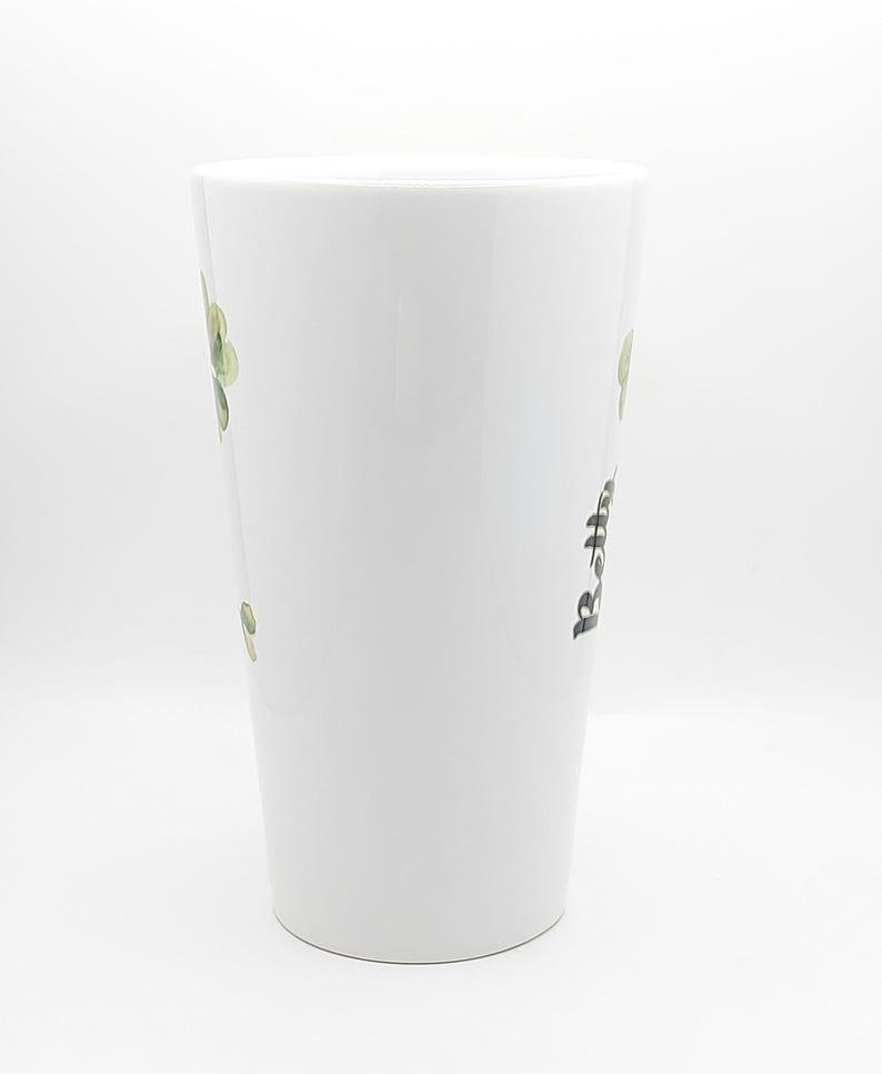 Lucky Clover Personalized Latte Mug 17 Oz, Custom Name Coffee Cup, St ...