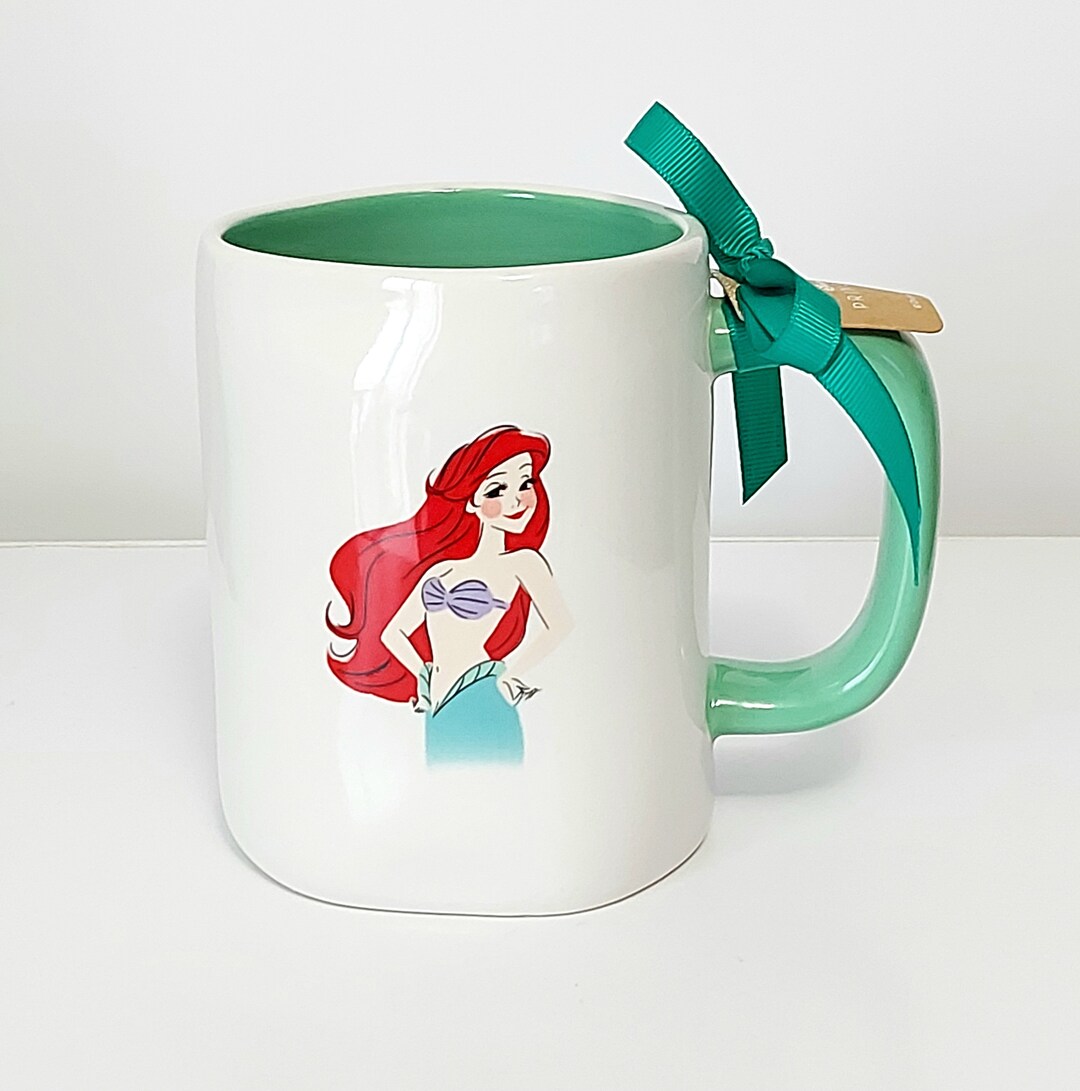 Rae Dunn ARIEL Little Mermaid Disney Princess Coffee Mug, Tea Cup 18 Oz ...