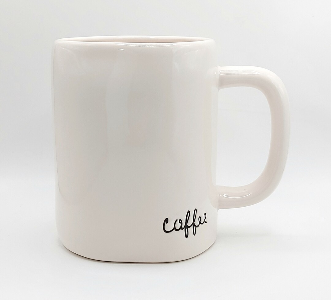 Rae Dunn COFFEE Cursive Lettering Coffee Tea Mug Cup 18 Oz - Etsy