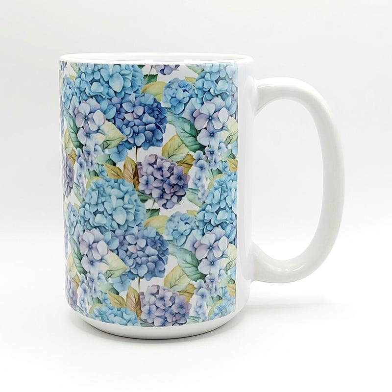 Hydrangea Tea Cup - Etsy