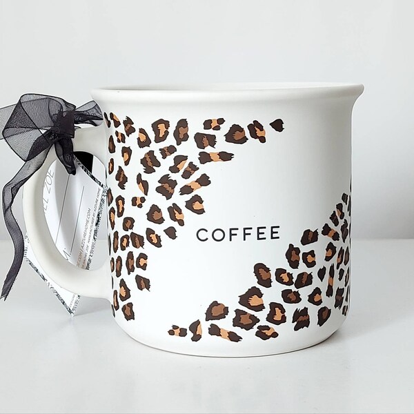 Leopard Coffee Mug - Etsy