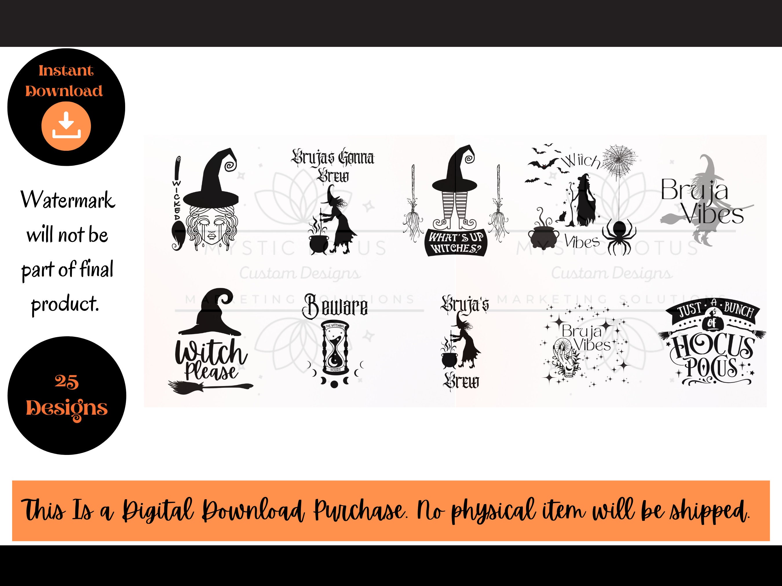 Witch SVG File Witch SVG Bundle Bruja Witch Halloween SVG Pdf Png Jpg ...