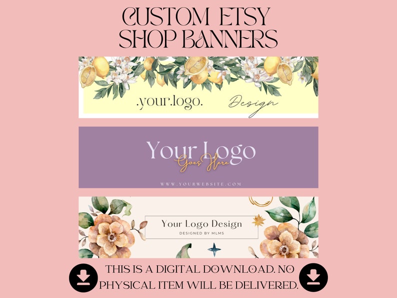 Etsy Banner Customization, Custom Made, Design Your Etsy Banner ...