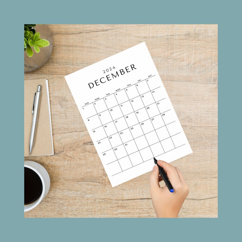 2024 Printable Bullet Journal Planner | 46 Pages Bullet Journal ...