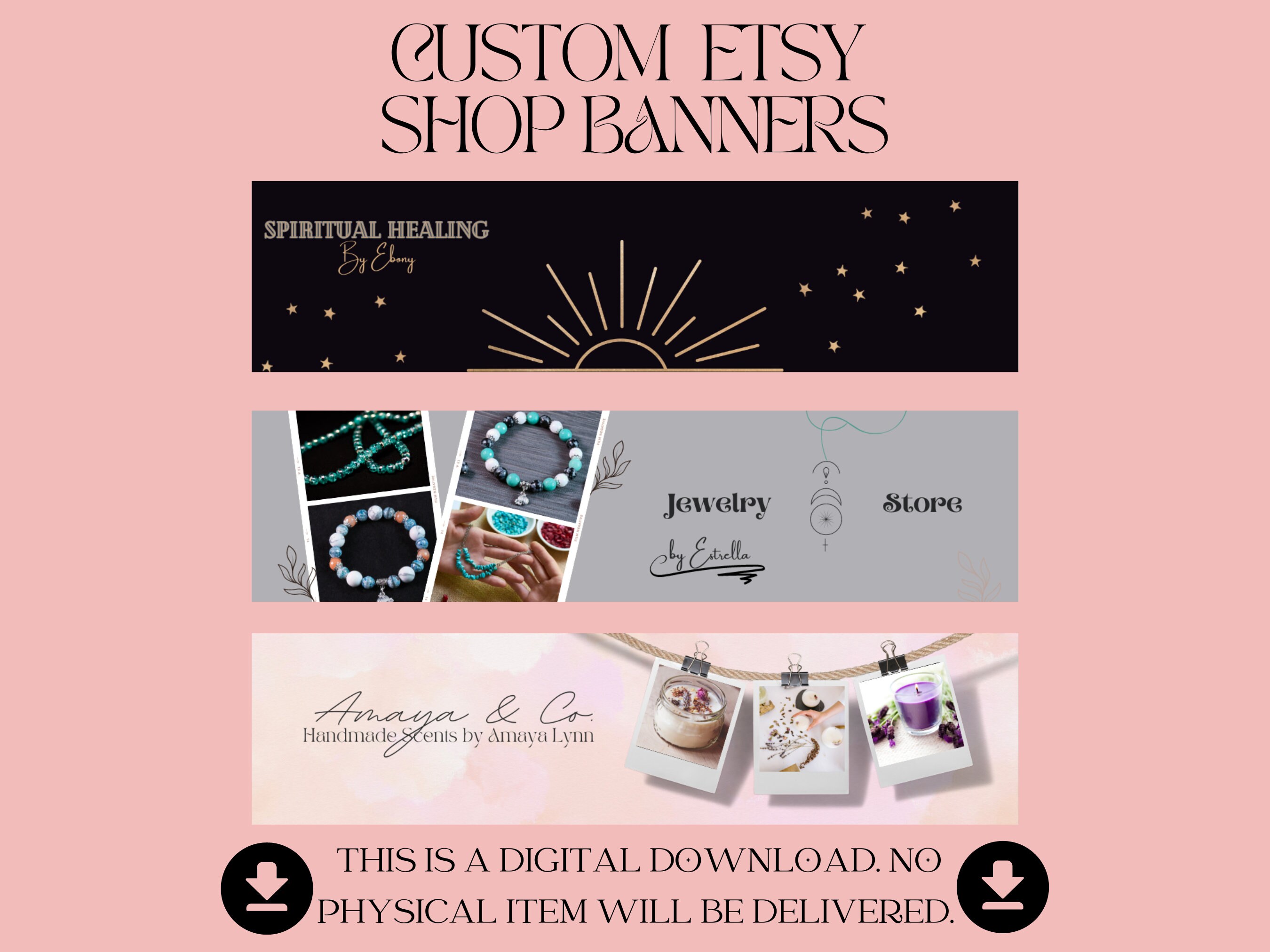 Etsy Banner Customization, Custom Made, Design Your Etsy Banner ...