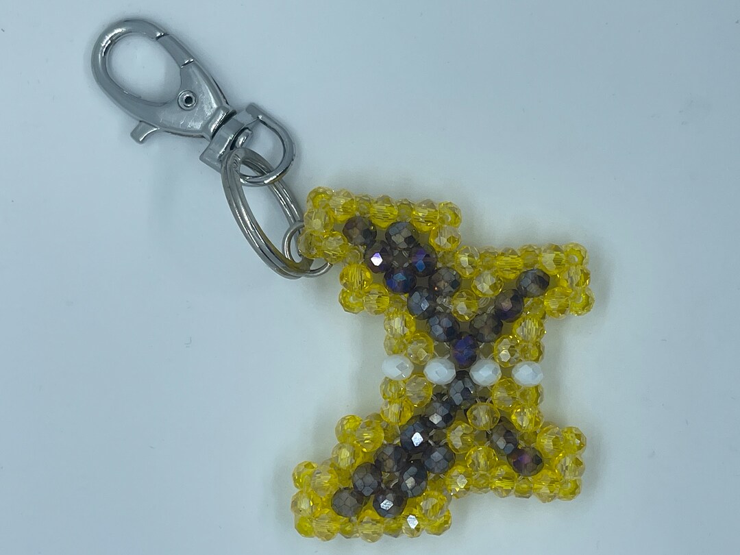 Handmade Beaded Butterfly Keychain - Etsy