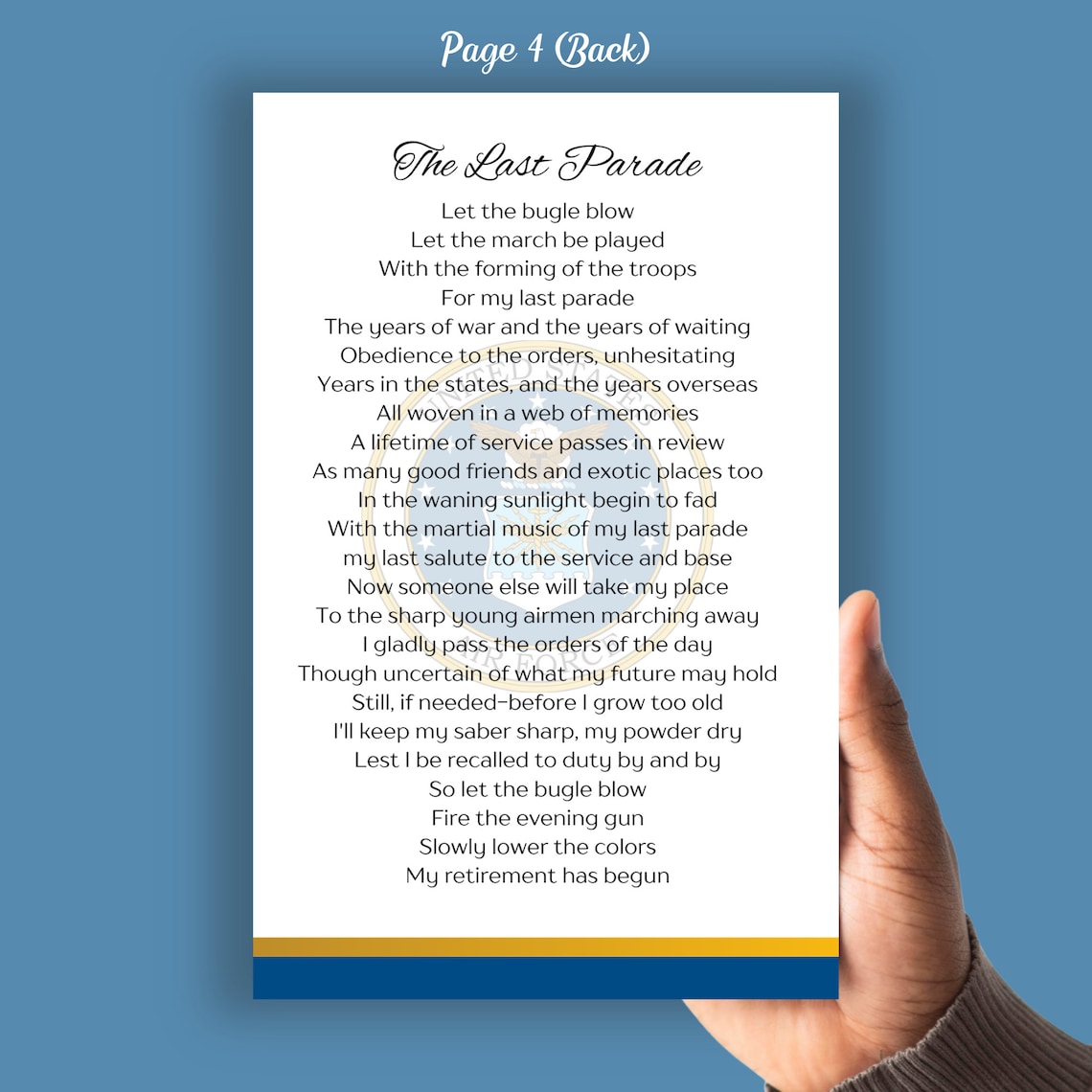 Cmsgt Air Force Retirement Ceremony Program Canva Template Retirement ...