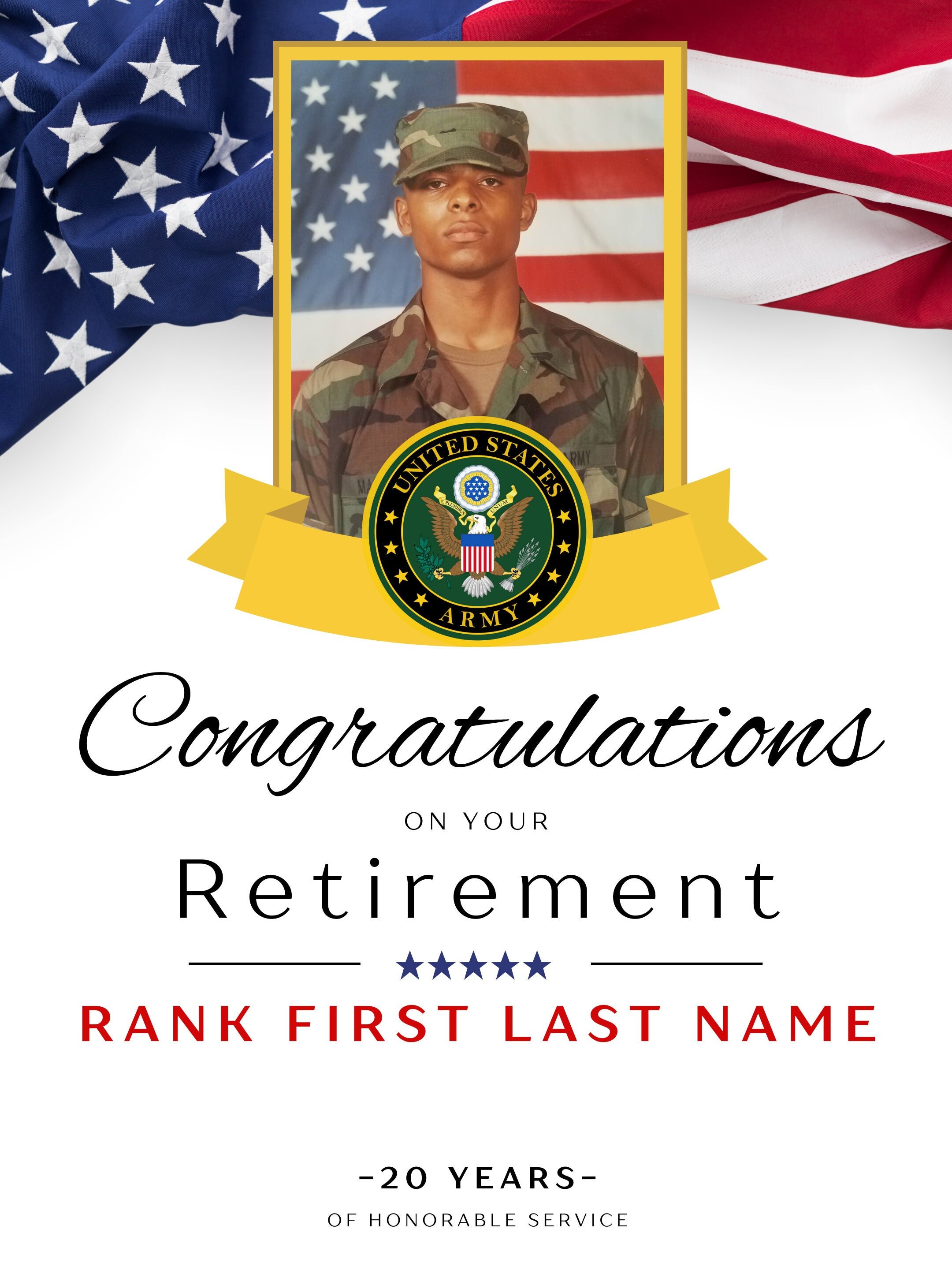 Army Retirement Program Template