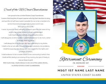 Marine Retirement Program Template - Etsy