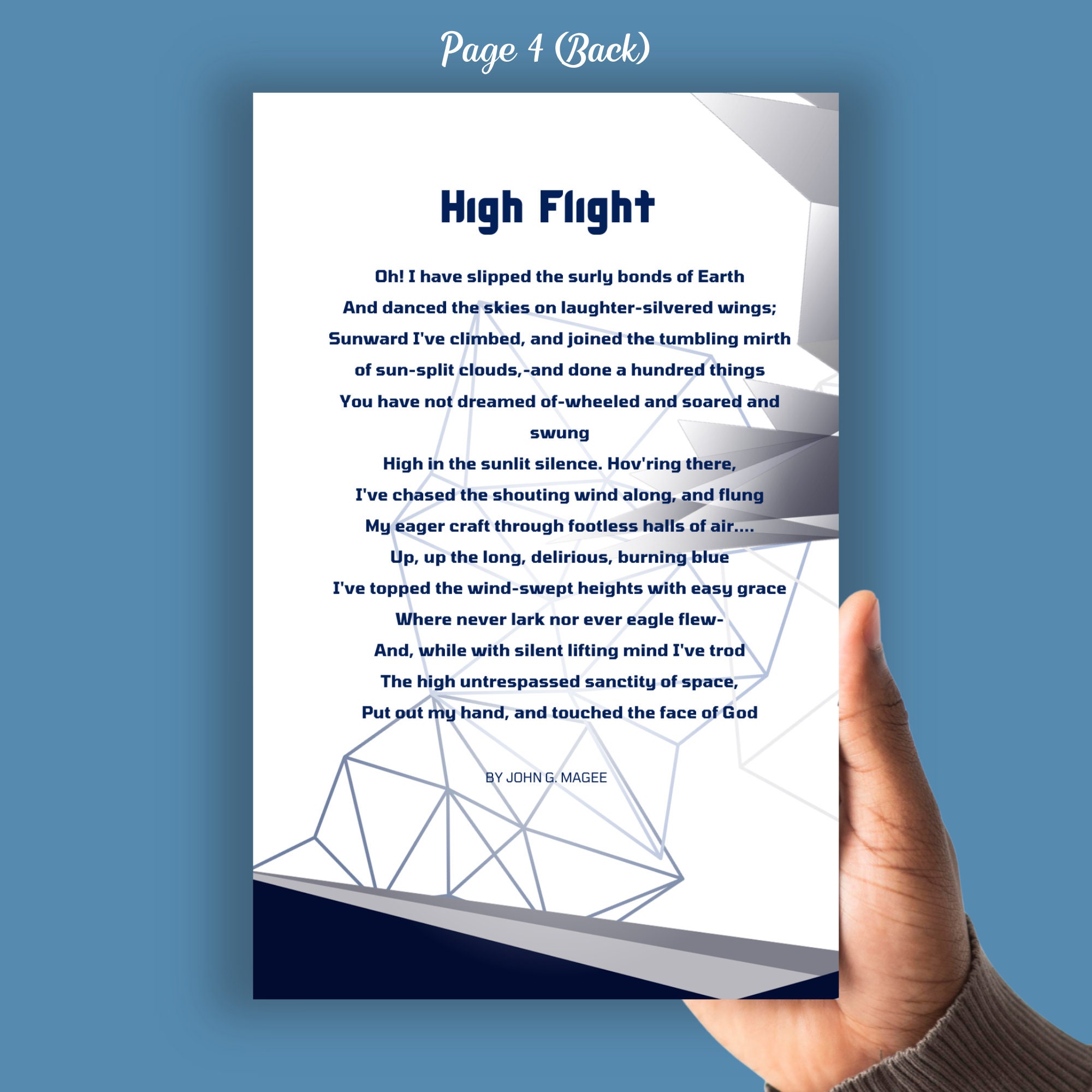 Modern Air Force Promotion Ceremony Program Canva Template Bi-fold 8 ...