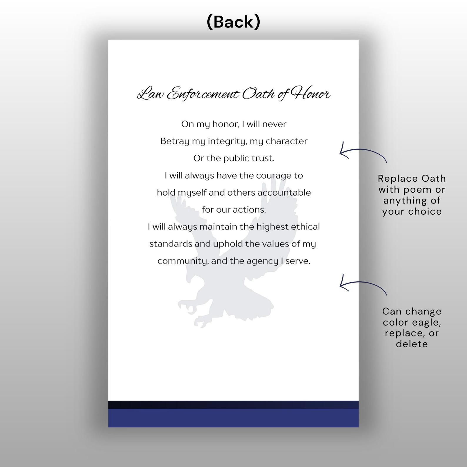 Police Retirement Ceremony Program Canva Template First Responder ...