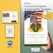 US Army Promotion Ceremony Program Template Army Values Bi-fold 8.5x11 ...