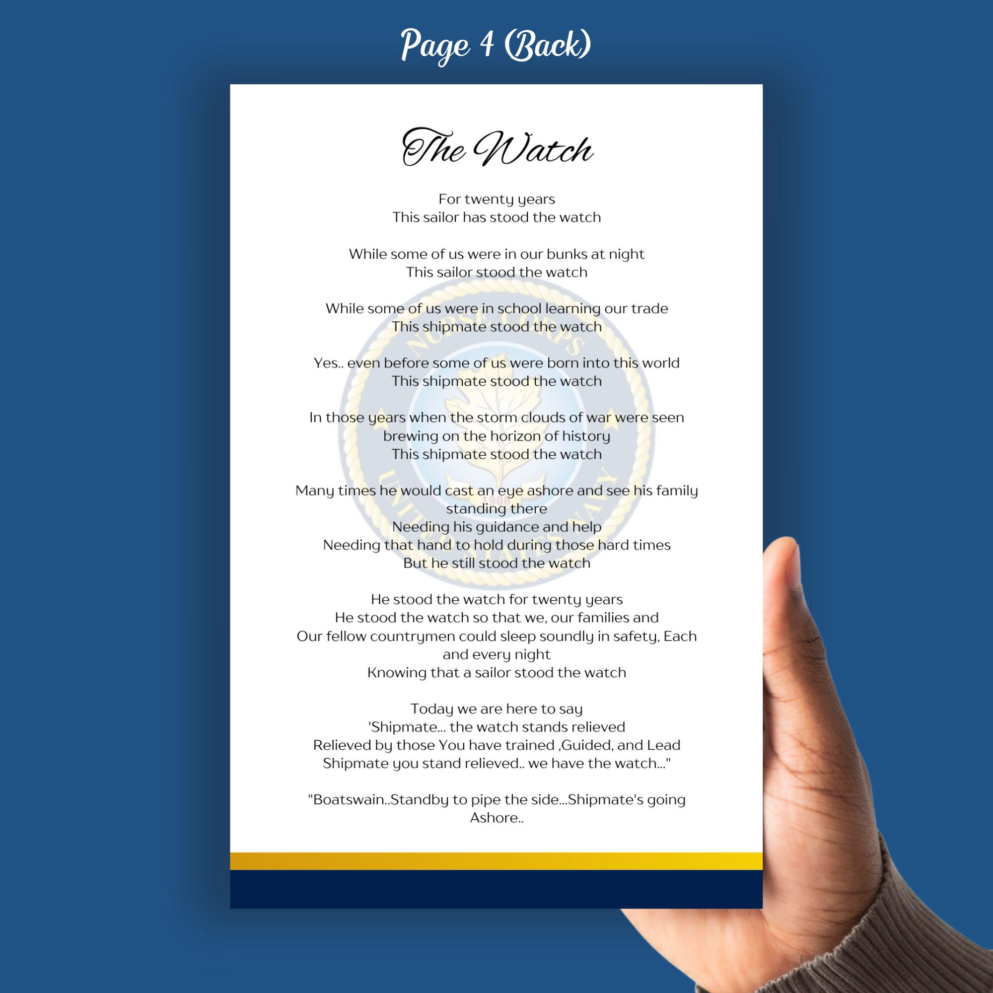 CDR Navy Nurse Corps Retirement Ceremony Program Canva Template ...