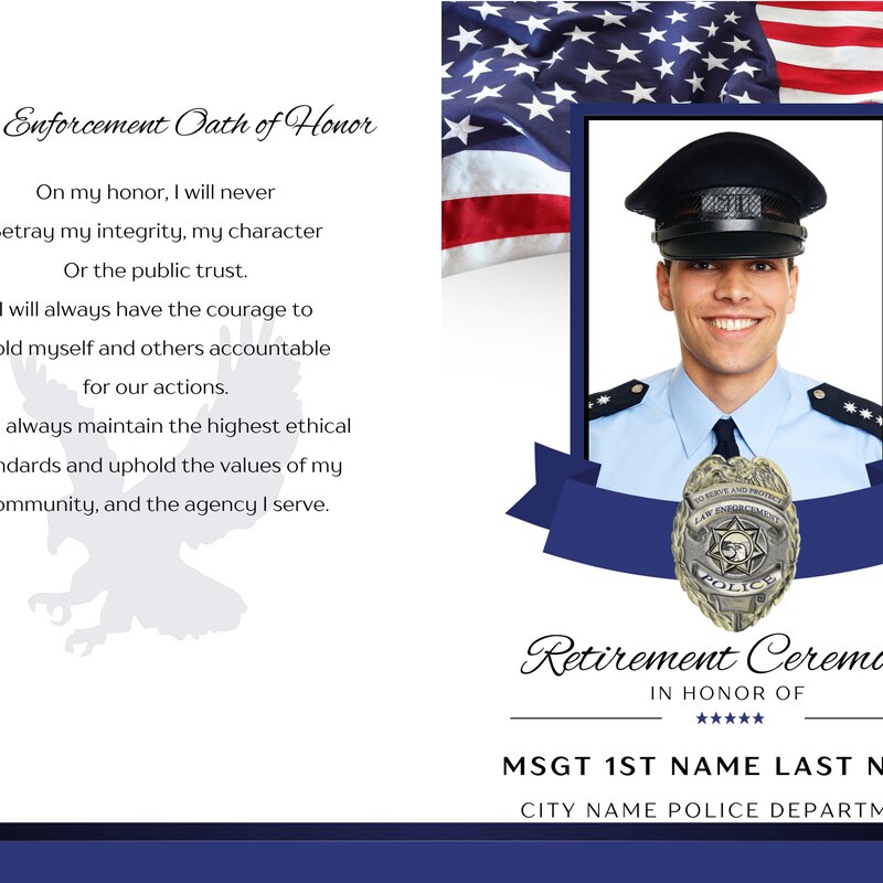 Police Retirement - Etsy