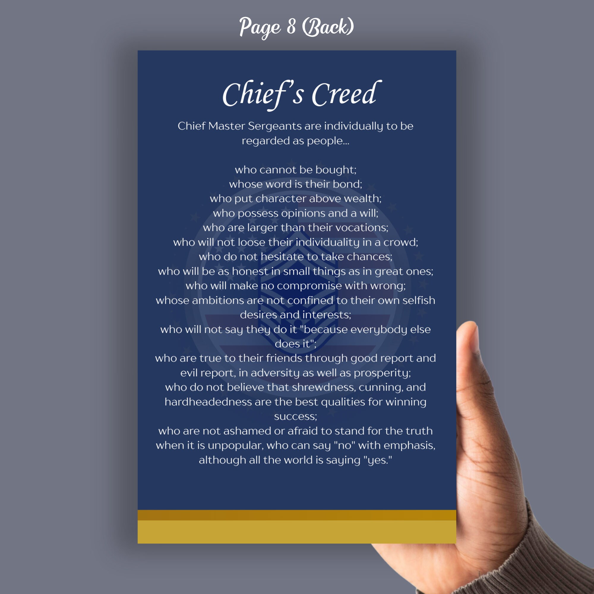 Air Force Cheif Induction Ceremony Program Template 8 Page Bi-fold ...