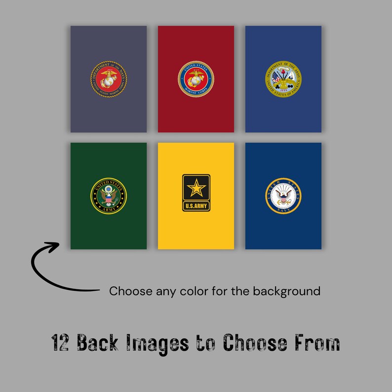 US Military Officer Promotion Ceremony Invitation TEMPLATE 5x7" Any ...