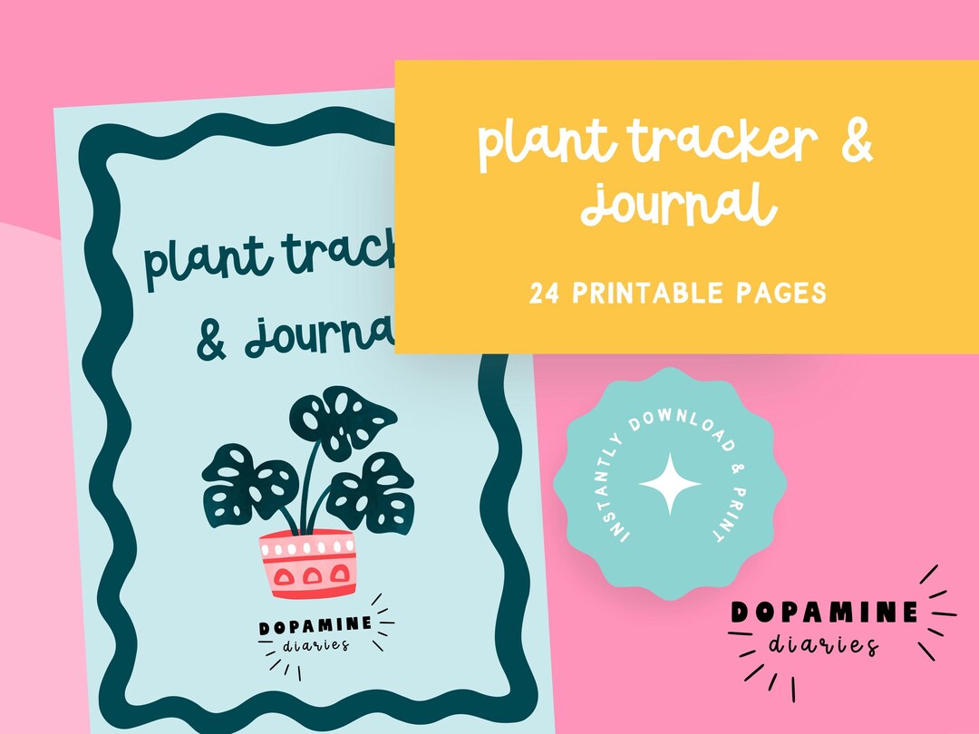 Plant Tracker Journal | Houseplant Log (digital Download) - Etsy