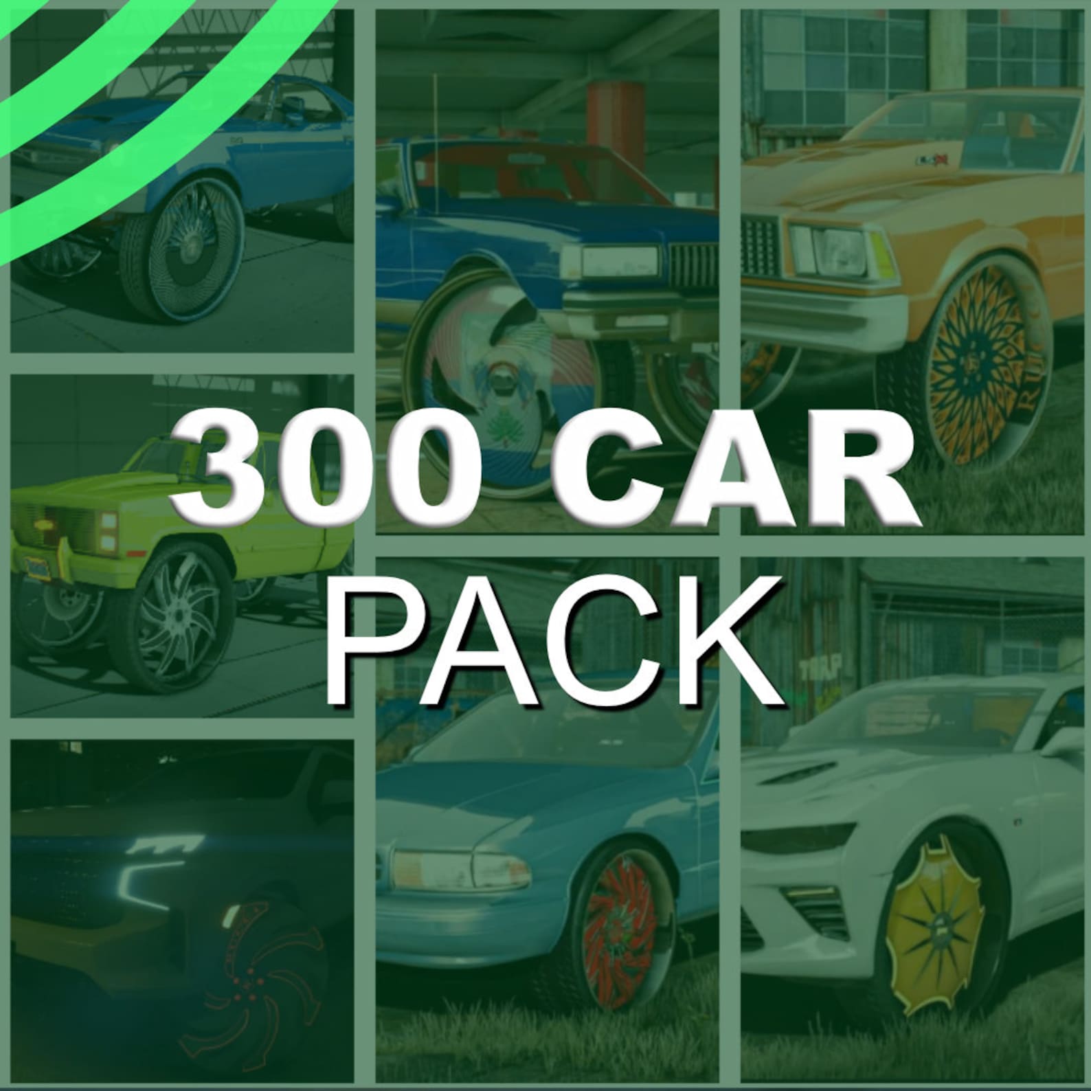 fivem-car-pack-300-cars-custom-model-civilian-345-usd-etsy