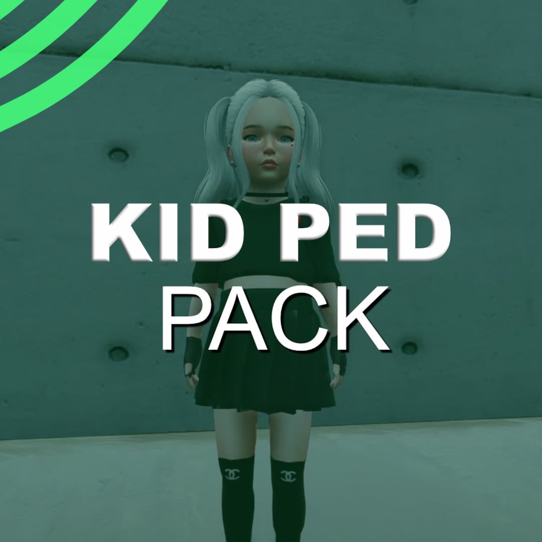 Fivem Ped Kids | 110+ Kids | Custom Model | Civilian | 200 USD+ Value ...