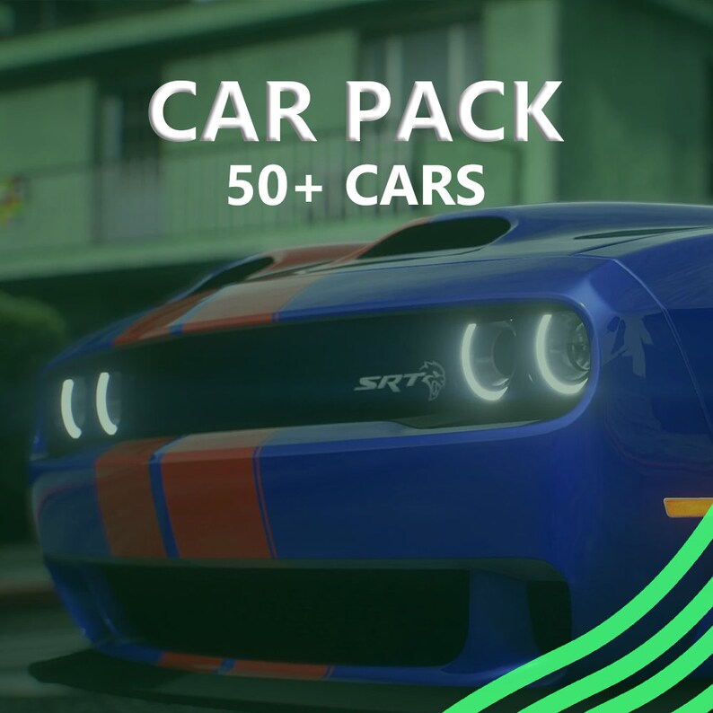 Fivem Car Pack 60 Cars Custom Model Civilian 200 USD Etsy