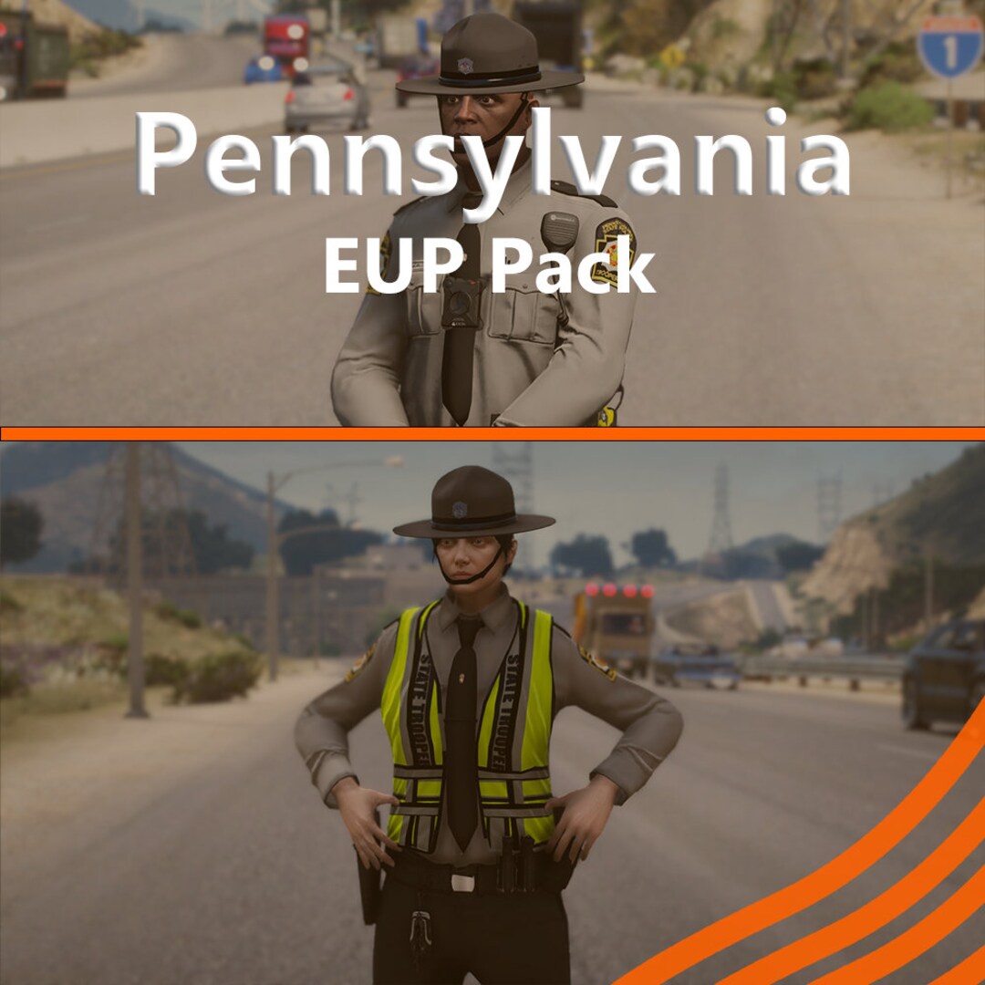 FiveM Pennsylvania State Police Female & Male Hats, Shoes, Hoodies and ...