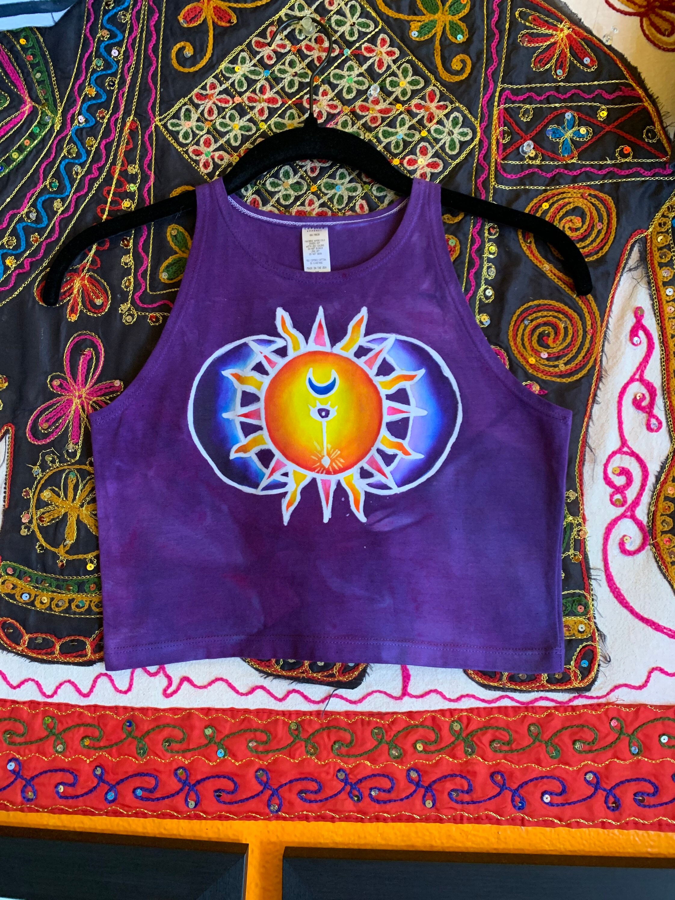 Almighty Sun and Moon Crop Top - Etsy