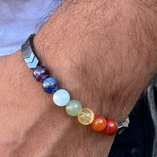 7 Chakra Bracelet - Etsy