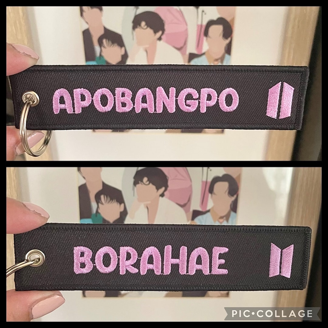 BTS Flight Tag, Luggage Tag, Keychain, Apobangpo, Borahae, Bag Tag, Jet ...