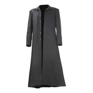 Custom Made Matrix Black Keanu Reeves Gothic Cosplay Trench Coat ...