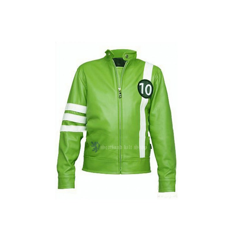 Ben Ten Leather Jacket Ben 10 Tennyson Alien Swarm Superhero - Etsy